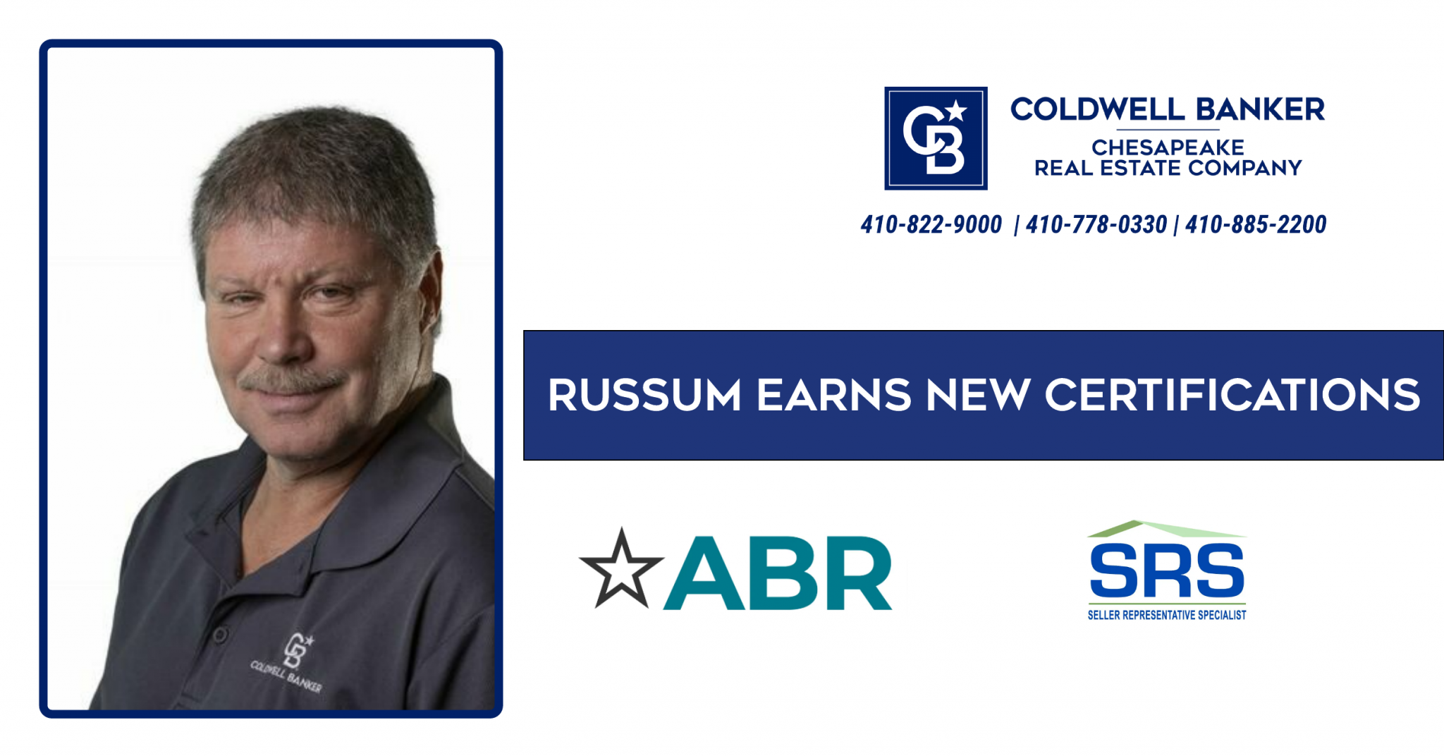 Congratulations to Wes Russum - Chesapeake Real Estate Company